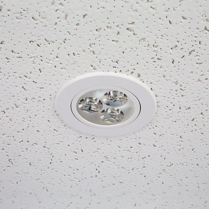 LED Recessed Light Fixture - Aimable - 40 Watt Equivalent - 3.5 - 290 ...