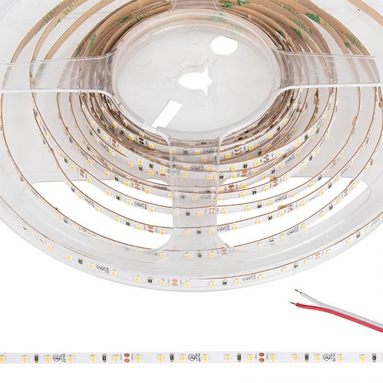 5m White LED Strip Light - Lux Series LED Tape Light - Ultra Narrow ...